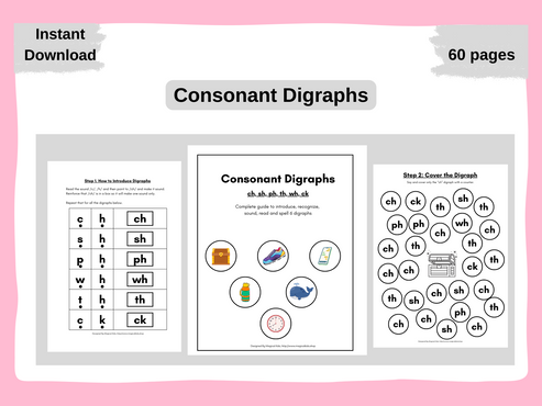 Learn to Read: Part 3 - Consonant Digraphs – Magical Kids